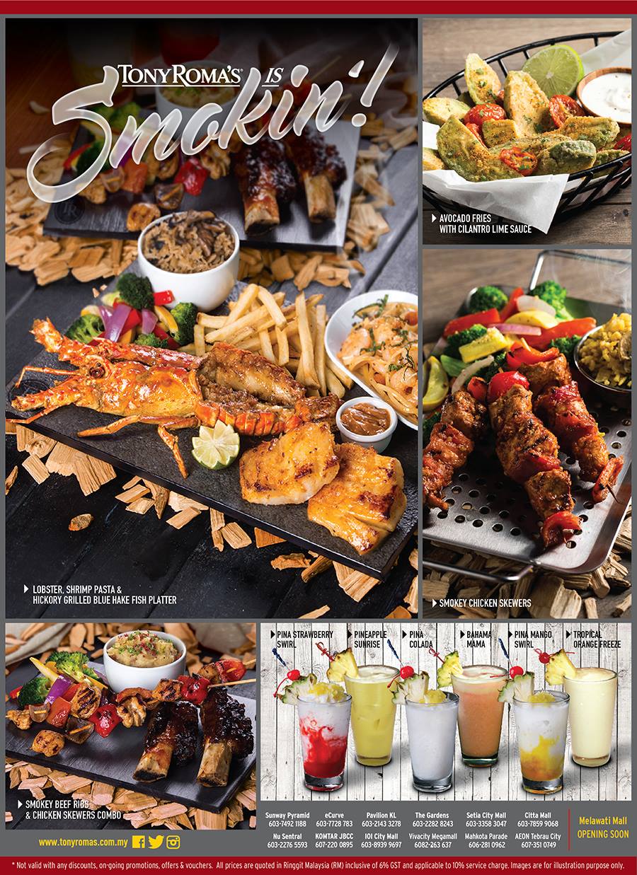 TONY ROMA'S ON HOT SMOKING ALERT??