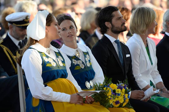 Royal family of Sweden attend the National Day Celebrations