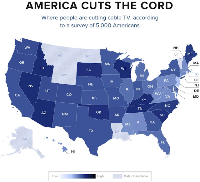 Media Confidential: Cord Cutting in 2019: A State by State Look