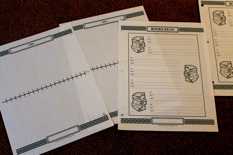 A Thoughtful Spot: How to Make a Timeline Binder