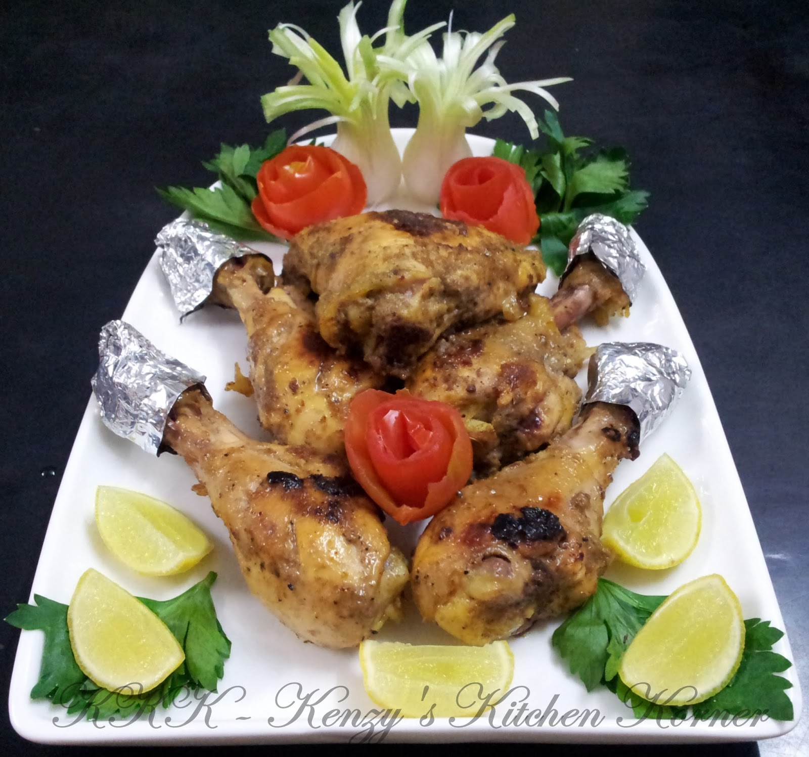 Kenzy's Kitchen Korner... : Al Faham Chicken with Al Faham Curry Dip