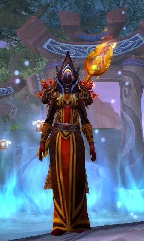 Mage Transmog Selfies (Human Female): Brown Mage Transmog Profile