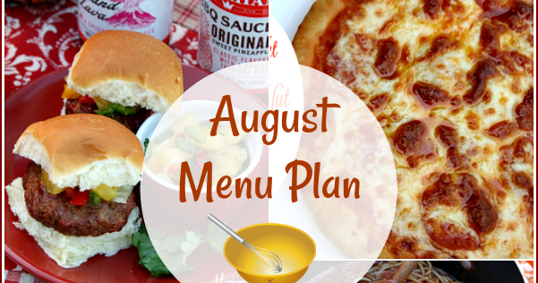 August Menu - Menu Plan Monthly — Mommy's Kitchen