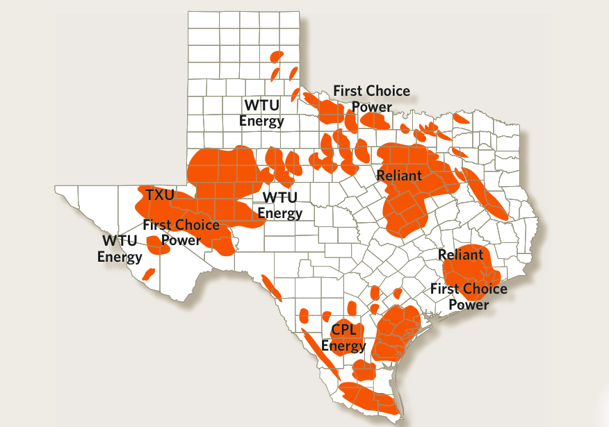 Ambit Energy: Coverage Map of 5 States...