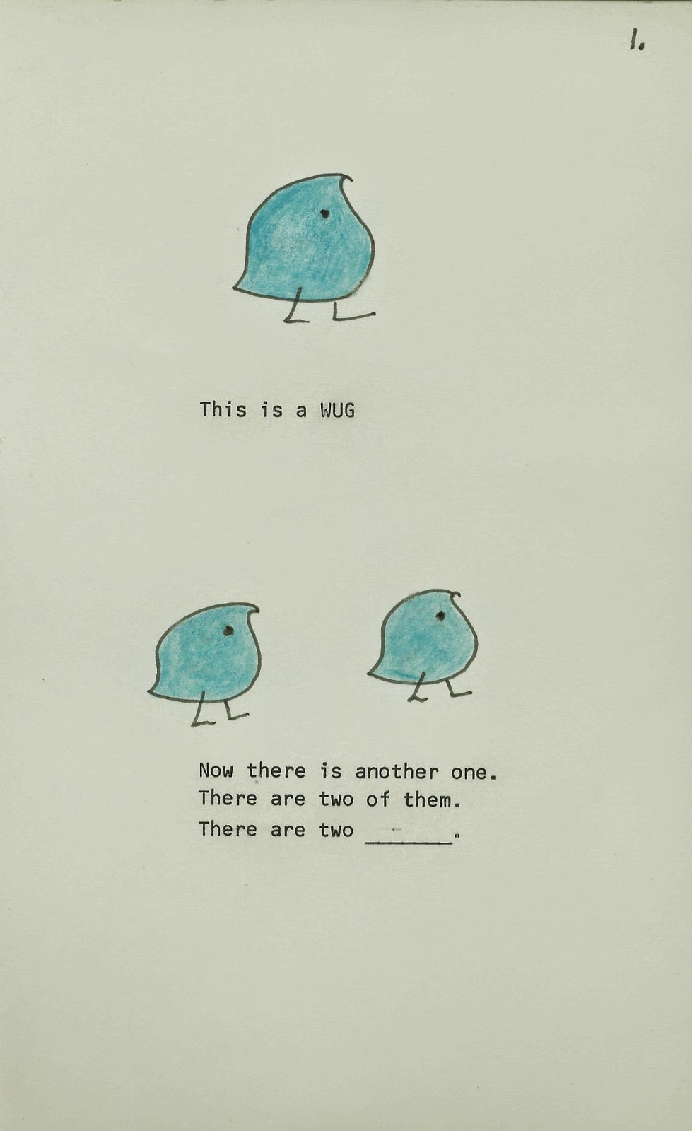 Living the Wug Life: This is a Wug