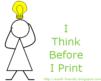 Think Before You Print Email Signatures ~ Saving the World One Day at a ...
