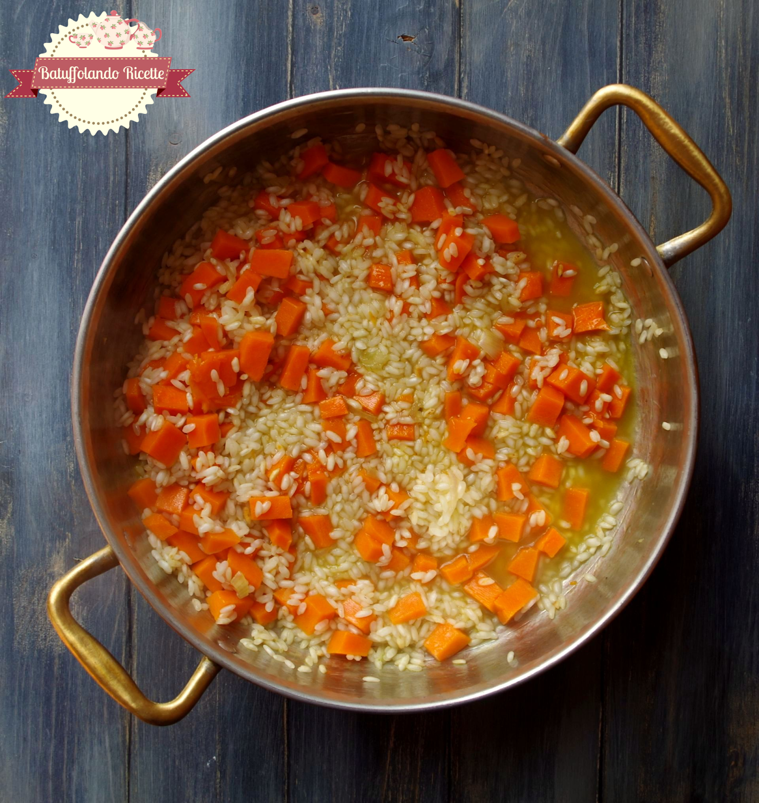 Batuffolando Ricette: Risotto cremoso alla zucca, gorgonzola di Novara ...