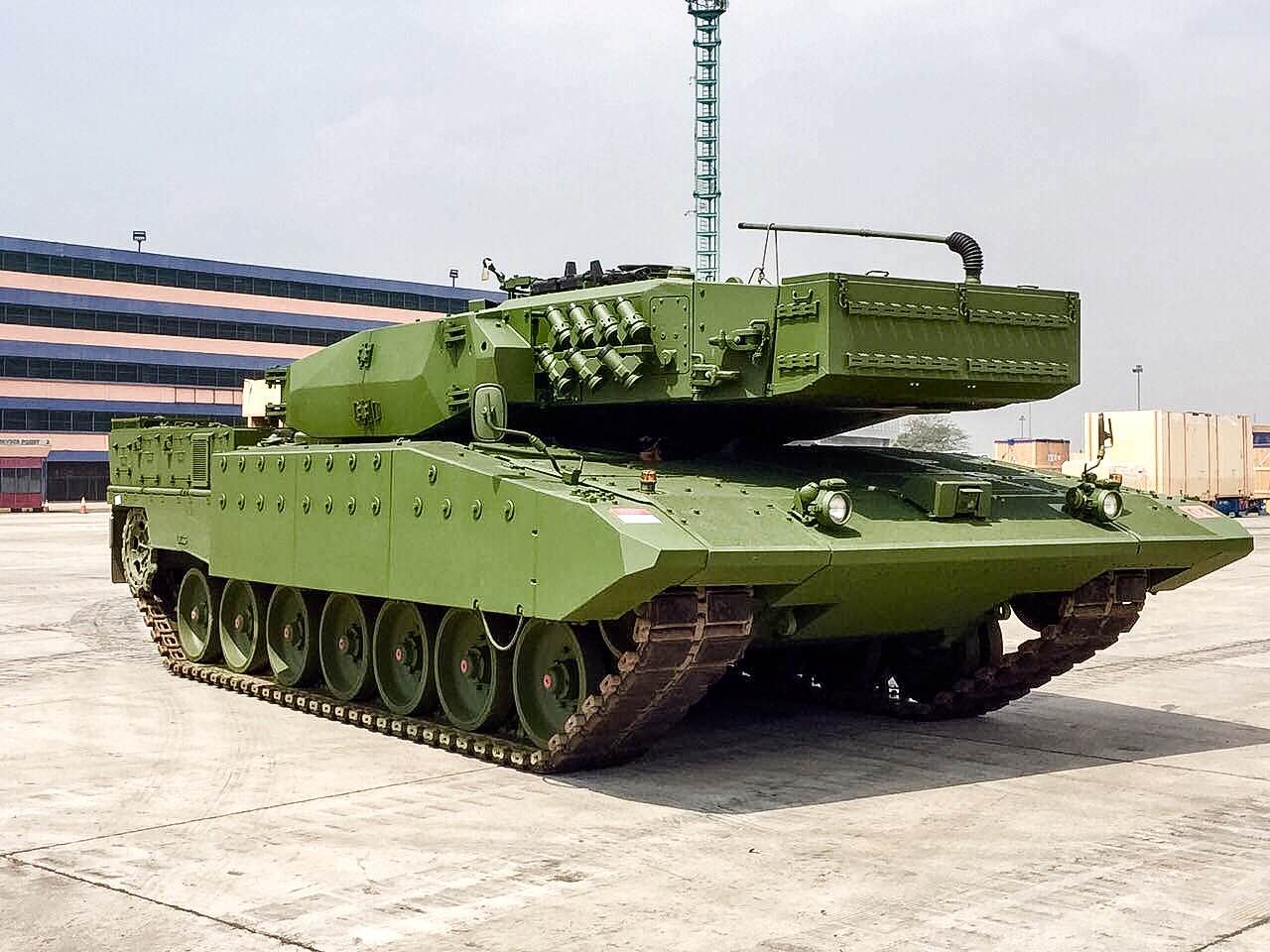 KERENN!! Uji Coba Tank Leopard 2 RI TNI-AD di Natuna Sungguh ...