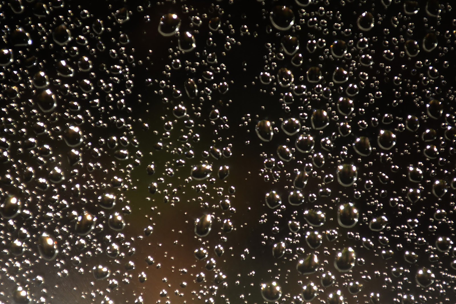 Unit 1 Photography: Water Droplets On Glass