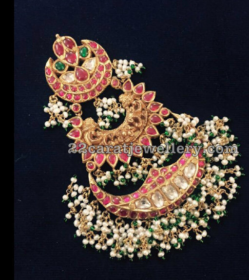 10 Different Style Kundan Jhumkas Chandbalis - Jewellery Designs