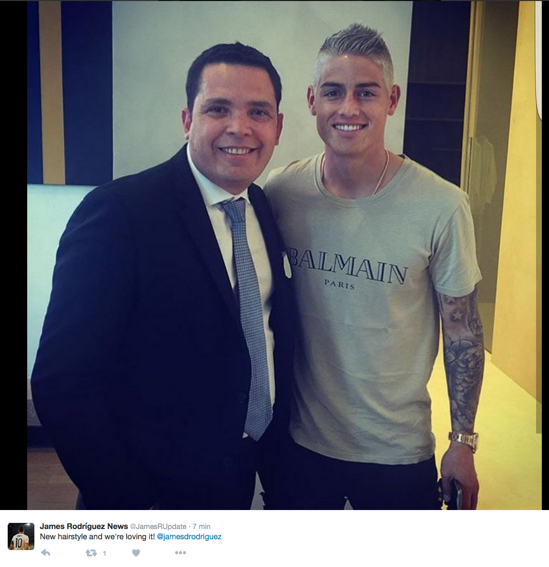 Mira el nuevo 'look' de James Rodríguez | El HIT GUATE RADIO