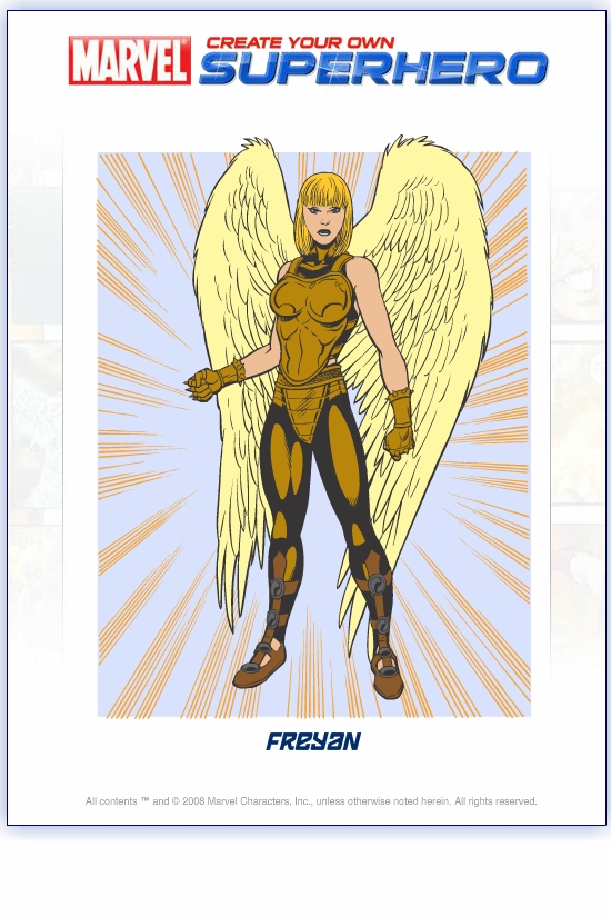 Things About Caliz Marvel Create Your Own Superhero