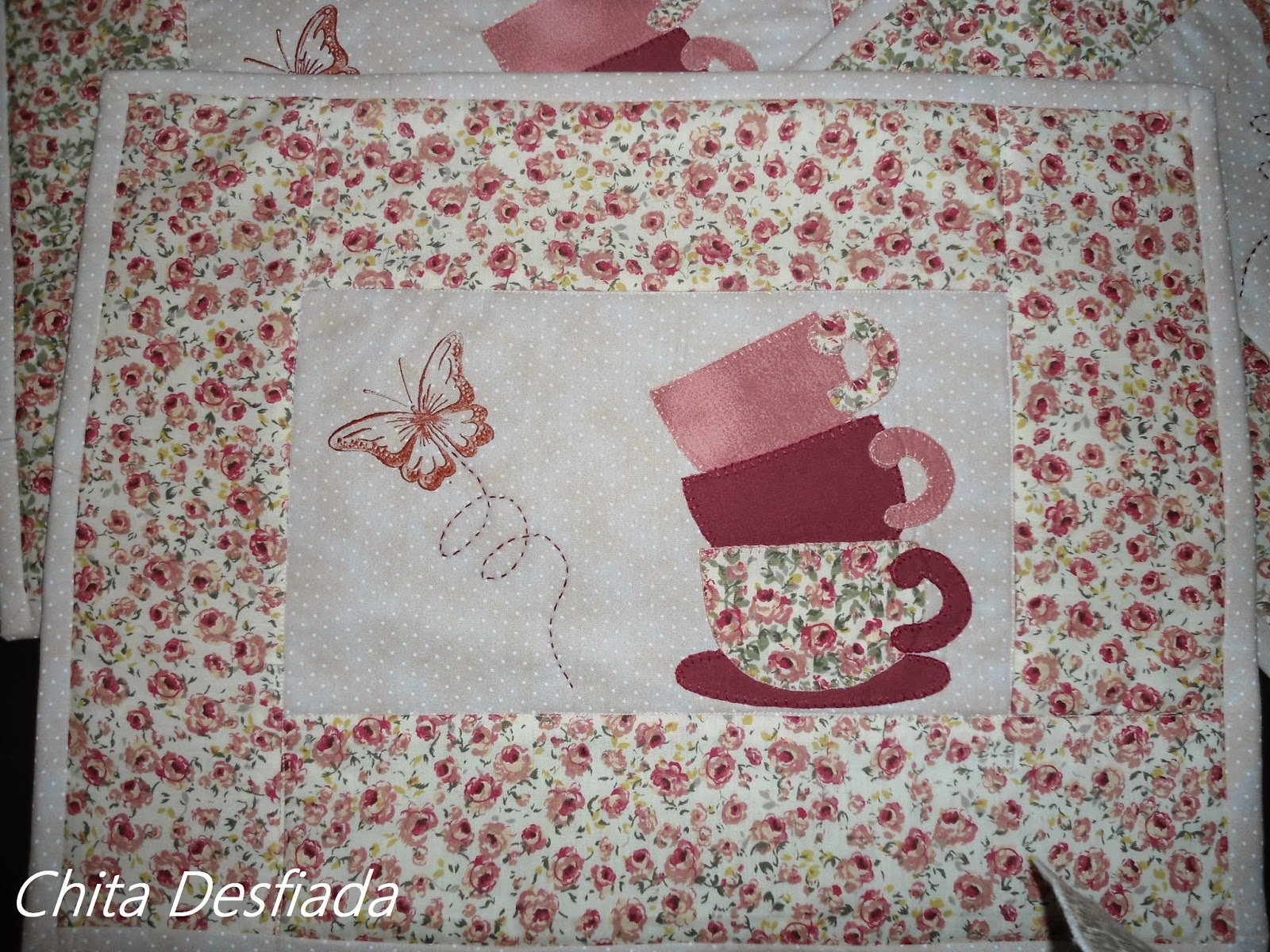 Portal da Arte: Jogo Americano em Patchwork