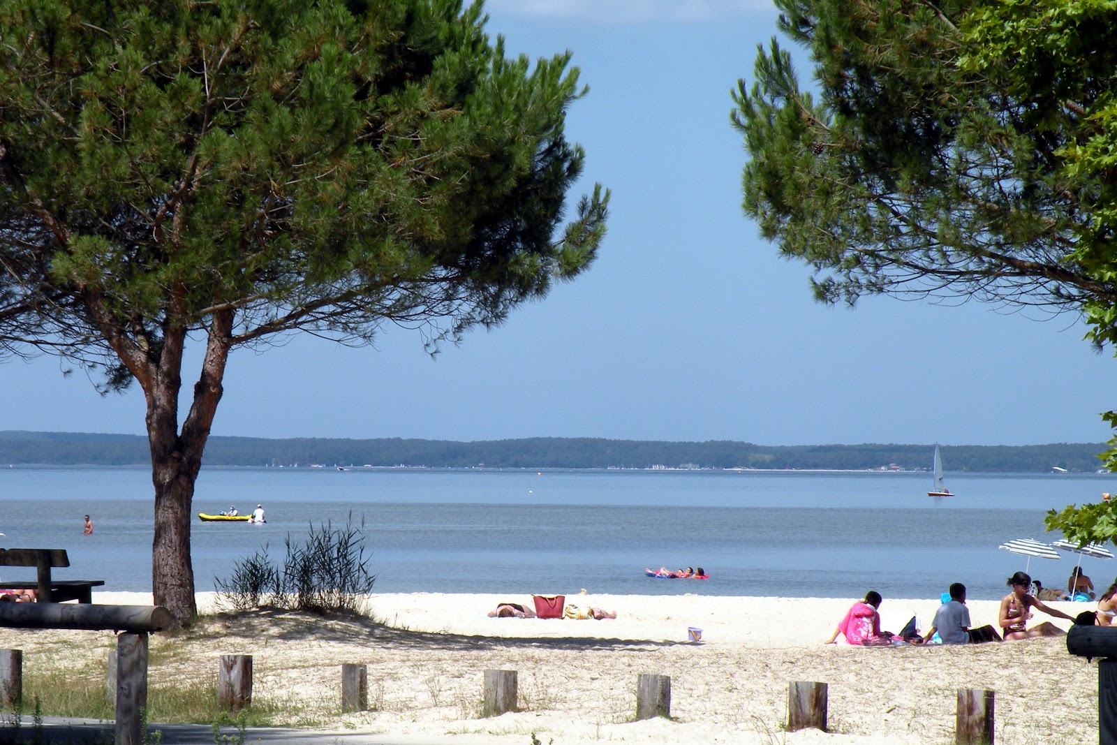 American Mom in Bordeaux: Sanguinet & Lake Cazaux - Summer weather!