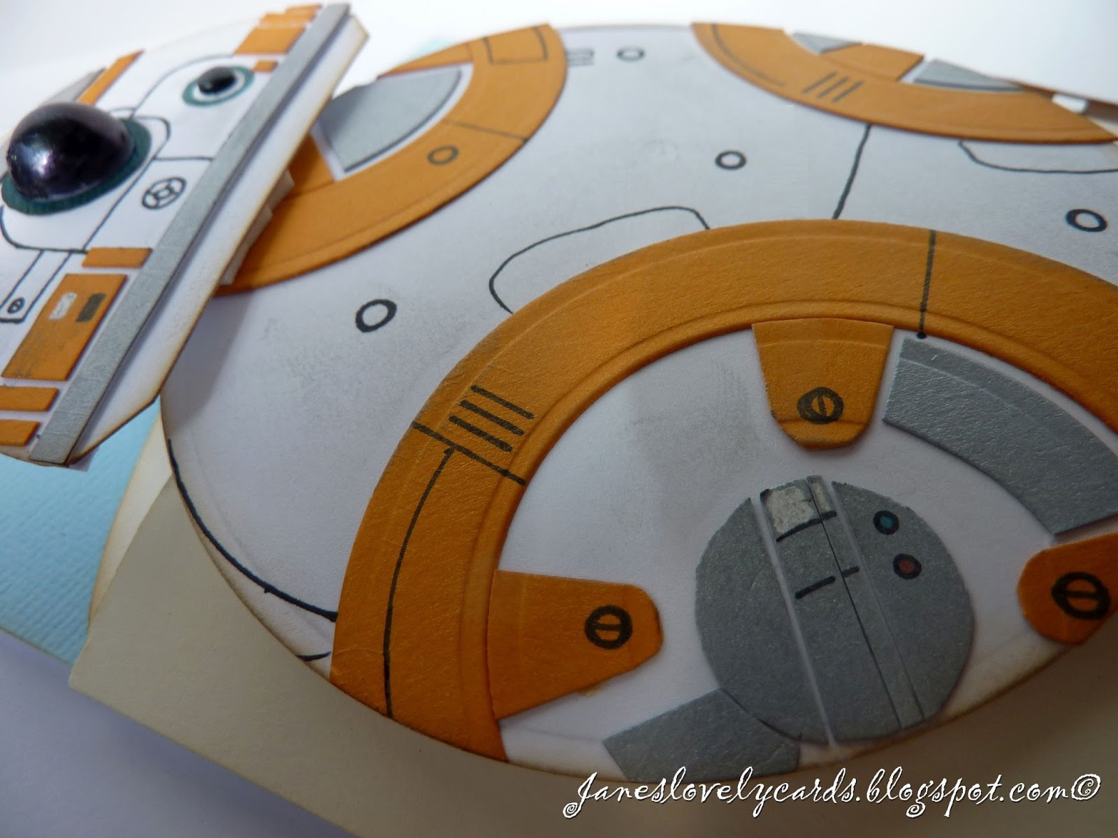 Jane's Lovely Cards : BB8 Birthday Card