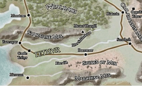 Le Tombeau du Seigneur des Marches: Royaumes Oubliés: Le Royaume de Théthyr