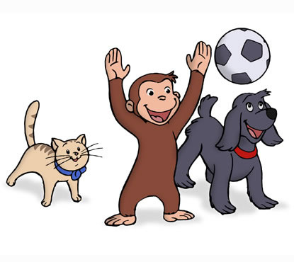 Creando con "LU": Imagenes Jorge el Curioso