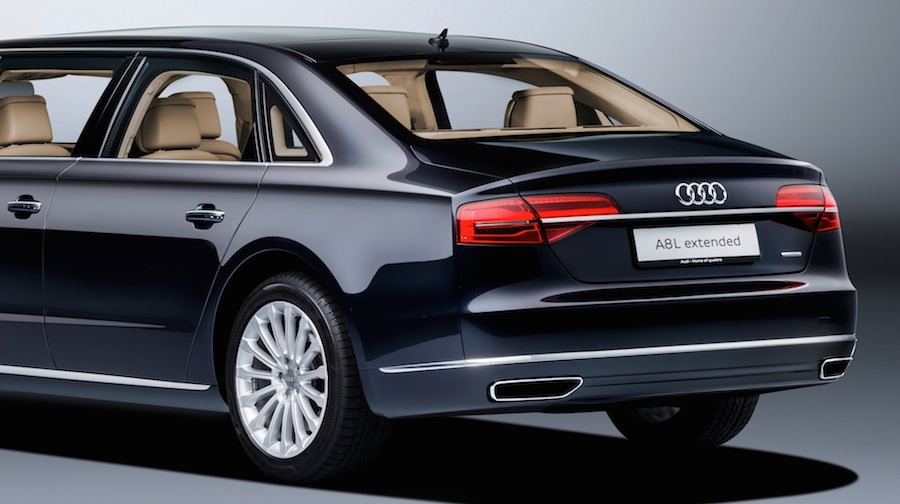 超VIPがオーダー？アウディが世界に1台だけの6ドアリムジン「A8 L エクステンデッド」を公開 - Idea Web Tools | 自動車 ...