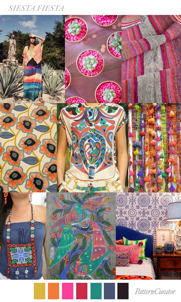 TRENDS // PATTERN CURATOR - SIESTA FIESTA . SS 2018 | FASHION VIGNETTE ...
