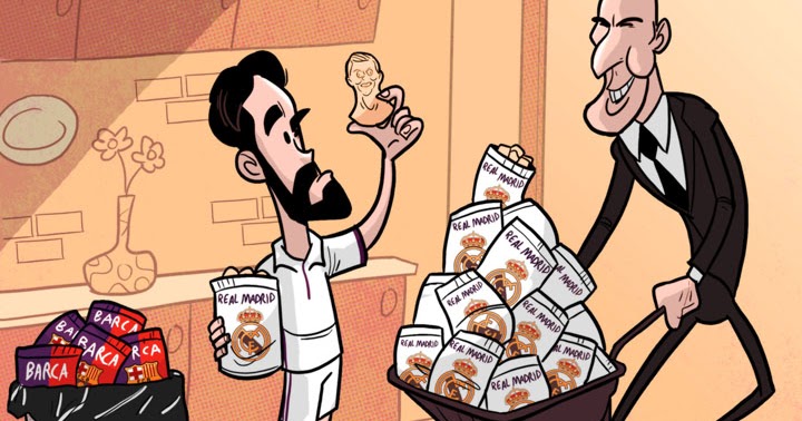 Omar Momani cartoons: Isco's chips