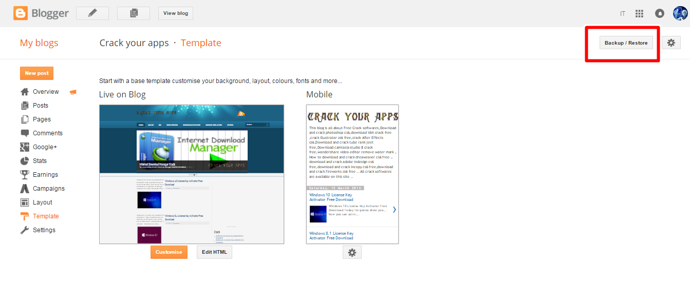 Minimal Clean Blogger Template Free Download