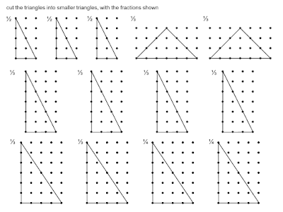 MEDIAN Don Steward mathematics teaching: triangles cut into triangles
