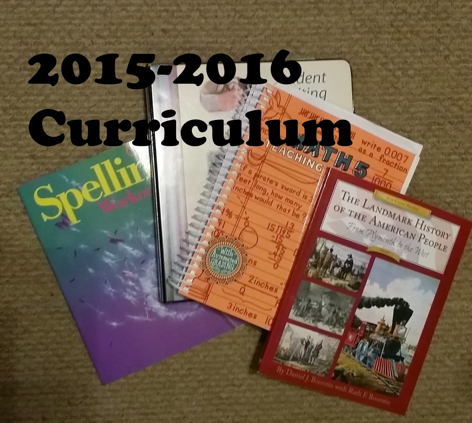 Five Star Homeschool: 2015-2016 Curriculum Plan