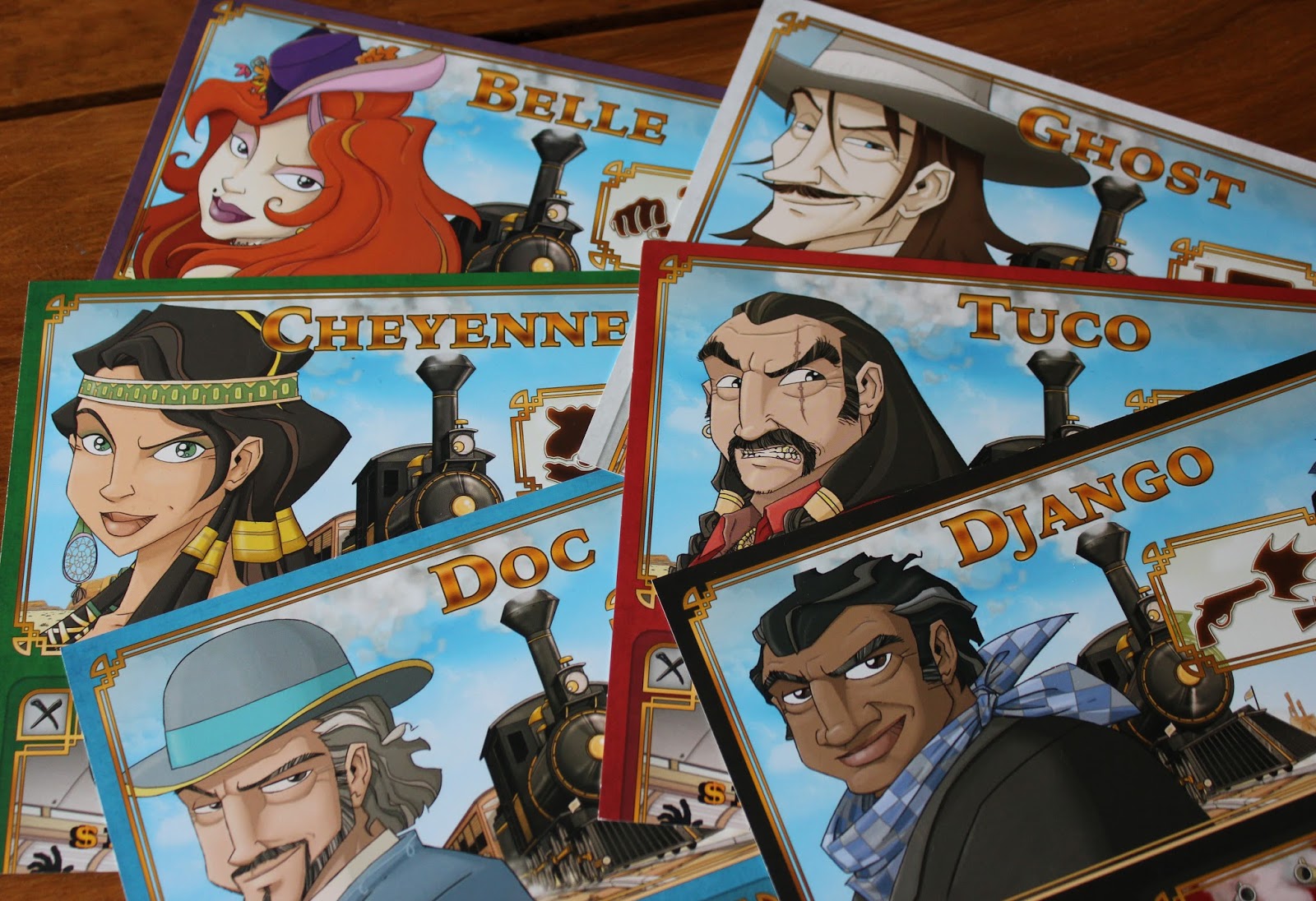 Random Nerdery: Cardboard - Colt Express board game review