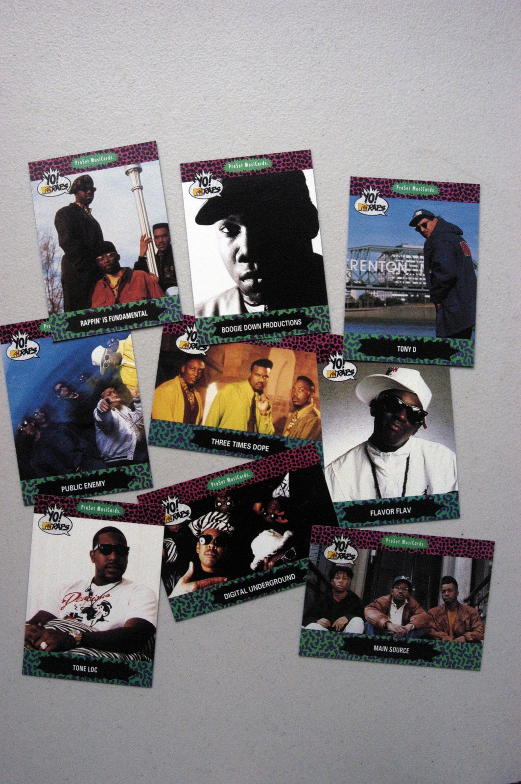 Things Is Cool: Yo! MTV Raps Trading Cards