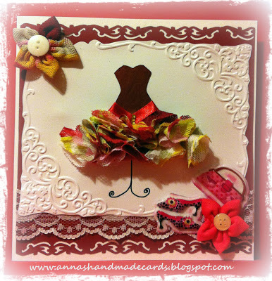 Anna's Handmade Cards: How to: make a fancy dress