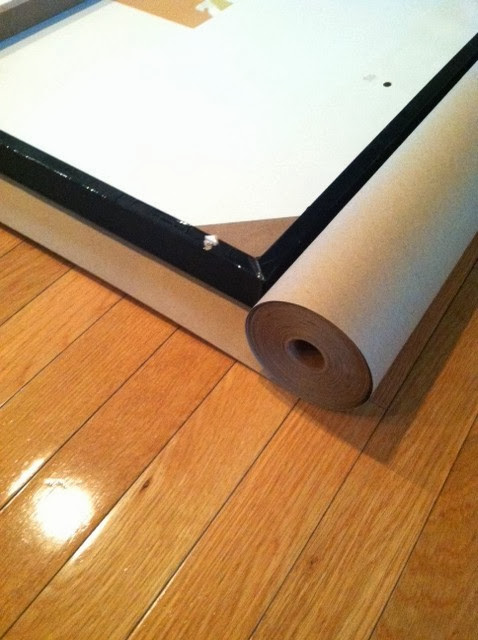 {Jessica Stout Design}: {Holiday Decorating} Day 4: DIY Butcher Paper Art