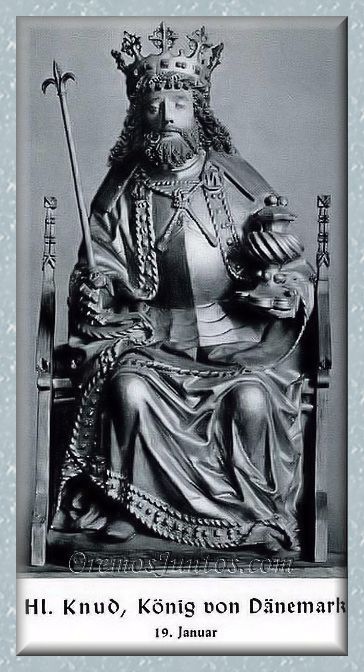 Vidas Santas: San Canuto IV, Rey de Dinamarca y Mártir