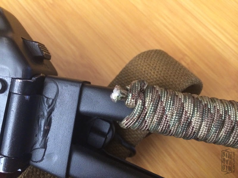 BLK RFL DIV: AK47 Triangle Stock Paracord Wrap