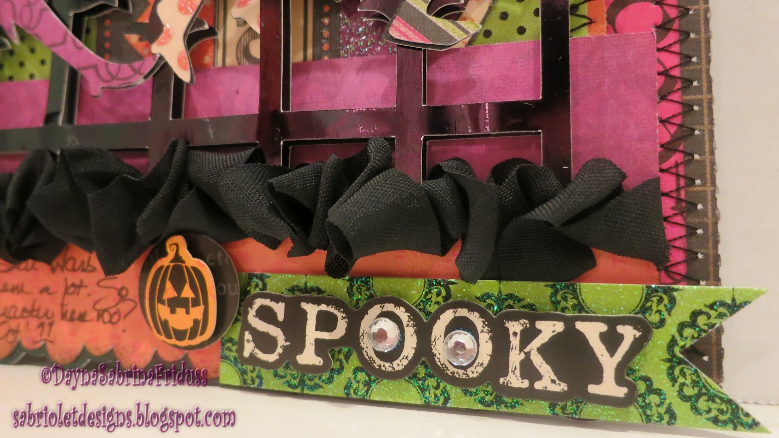 Sabriolet Designs: Trick or Treat featuring DCWV's Bewitched!