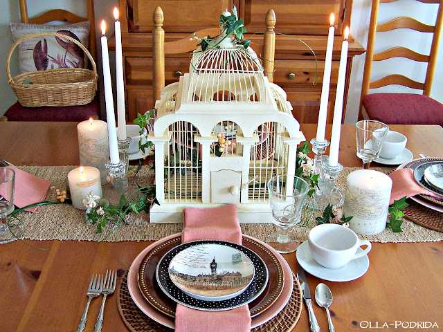 Olla-Podrida: European Tour Table Setting