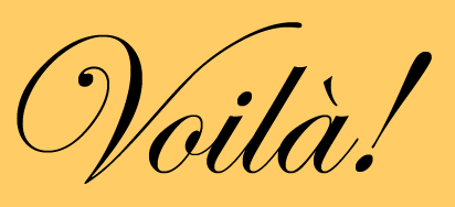 Agência Voila!: O significado de Voilà