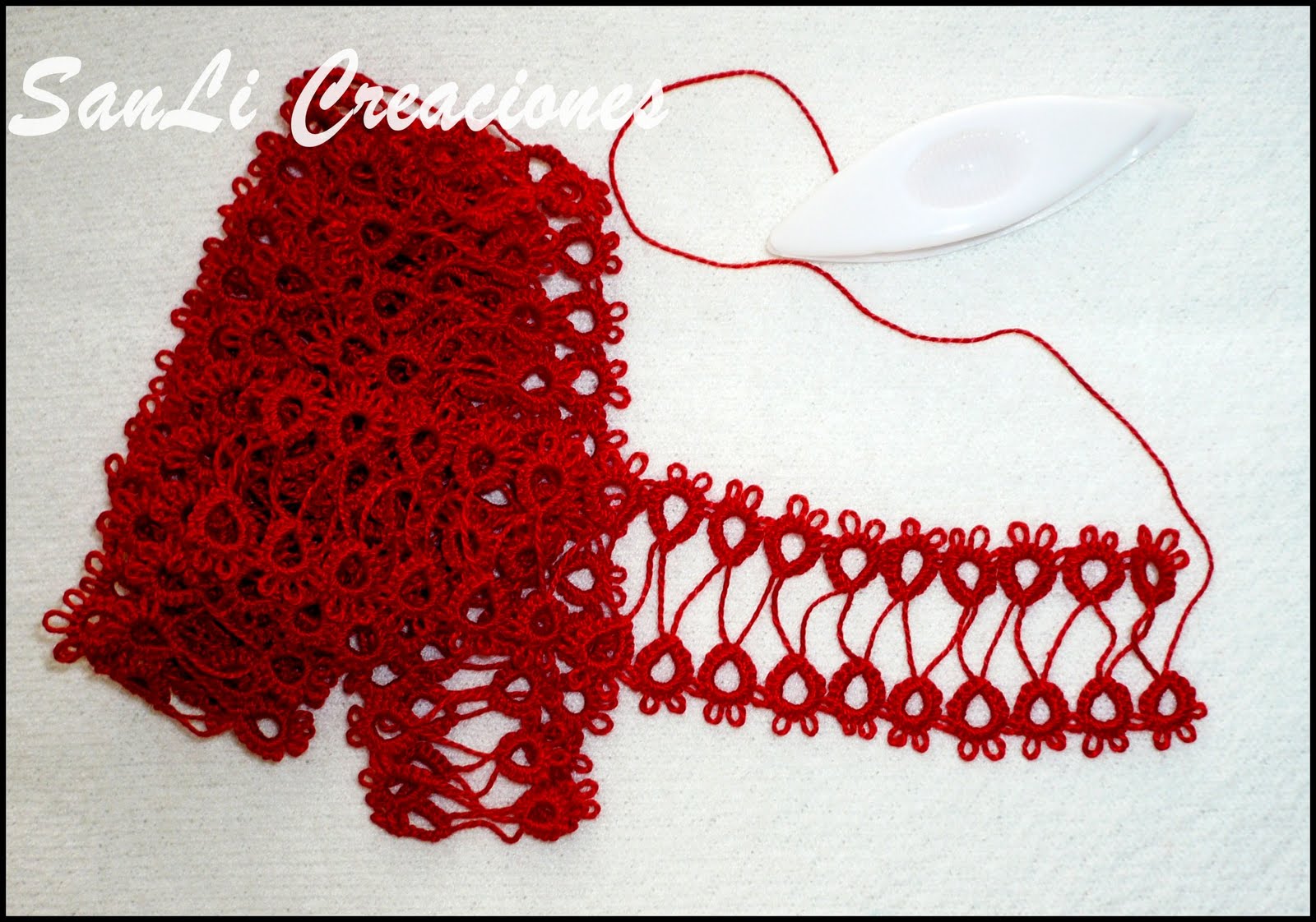 Sanli Creaciones: Encaje Rojo