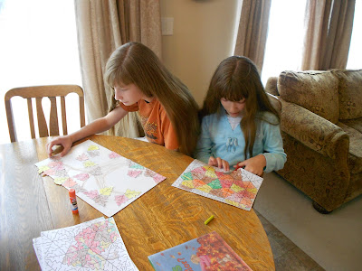 Almost Unschoolers: Fall Leaf Tessellation