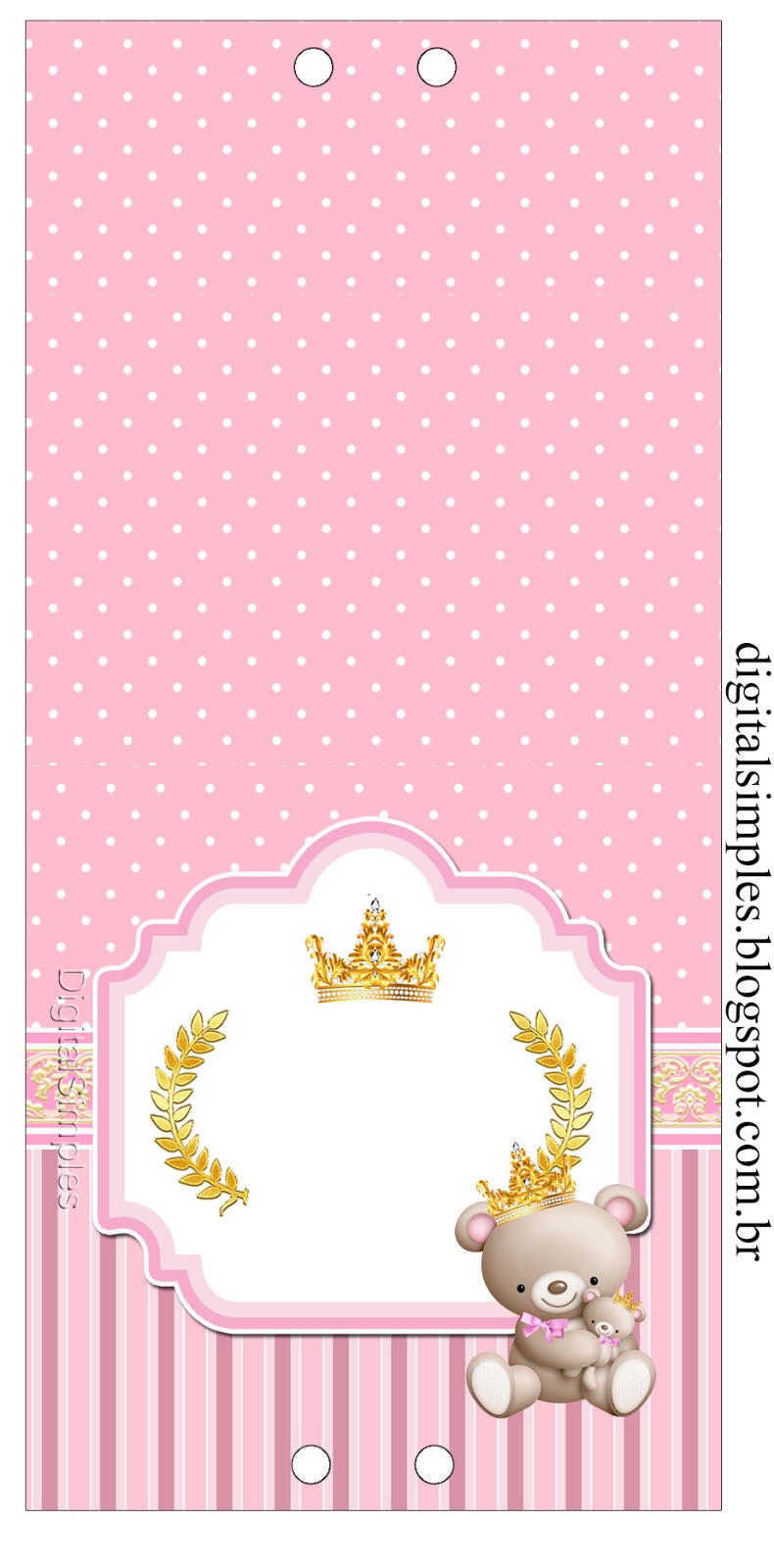 Princes Teddy Bear: Free Printable Candy Bar Labels. - Oh My Baby!