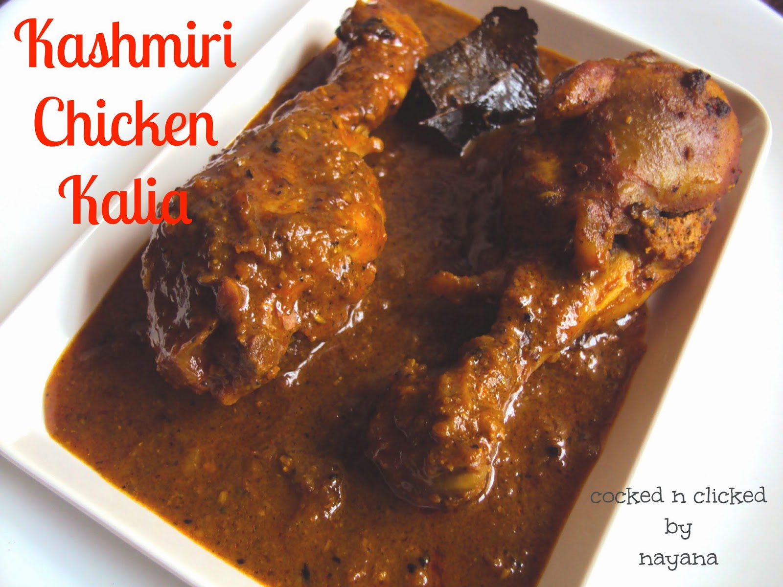 nayana's-kitchen-kreations: Kashmiri Chicken Kalia