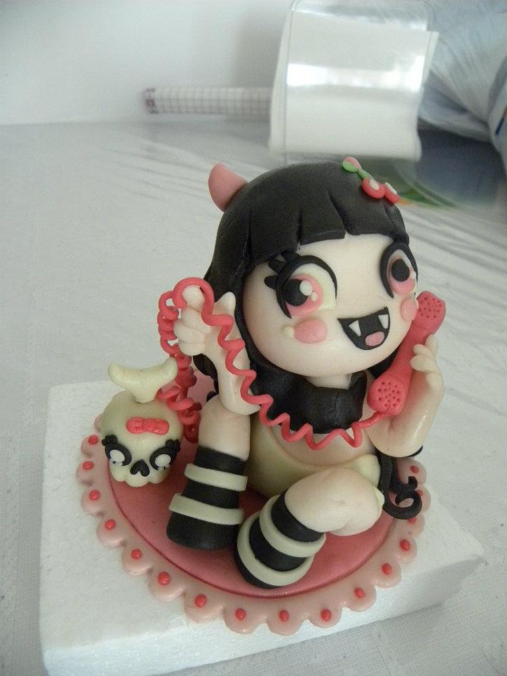 MIS DULCES PEQUES: Tarta Charuca Gothic