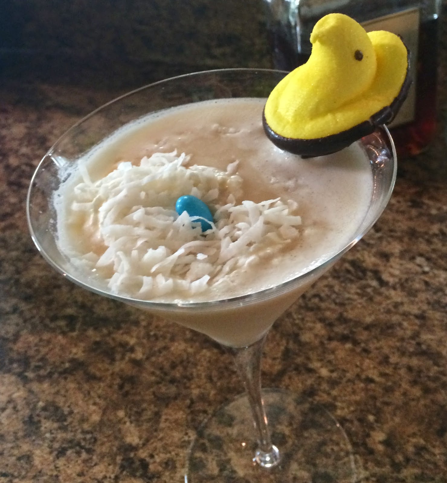 Creeo Concepts: Easter Cocktail Toasted Peep-Tini