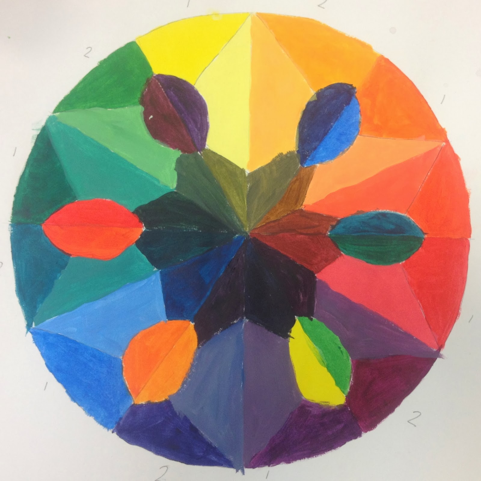 Bryan Gallery Art Education: Day Four: Color Wheel Mandalas
