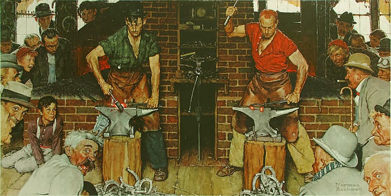 Gurney Journey: Painting in a Blacksmith Shop
