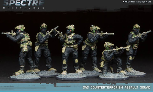Wargame News and Terrain: Spectre Miniatures: New Modern Warfare SAS Operatives