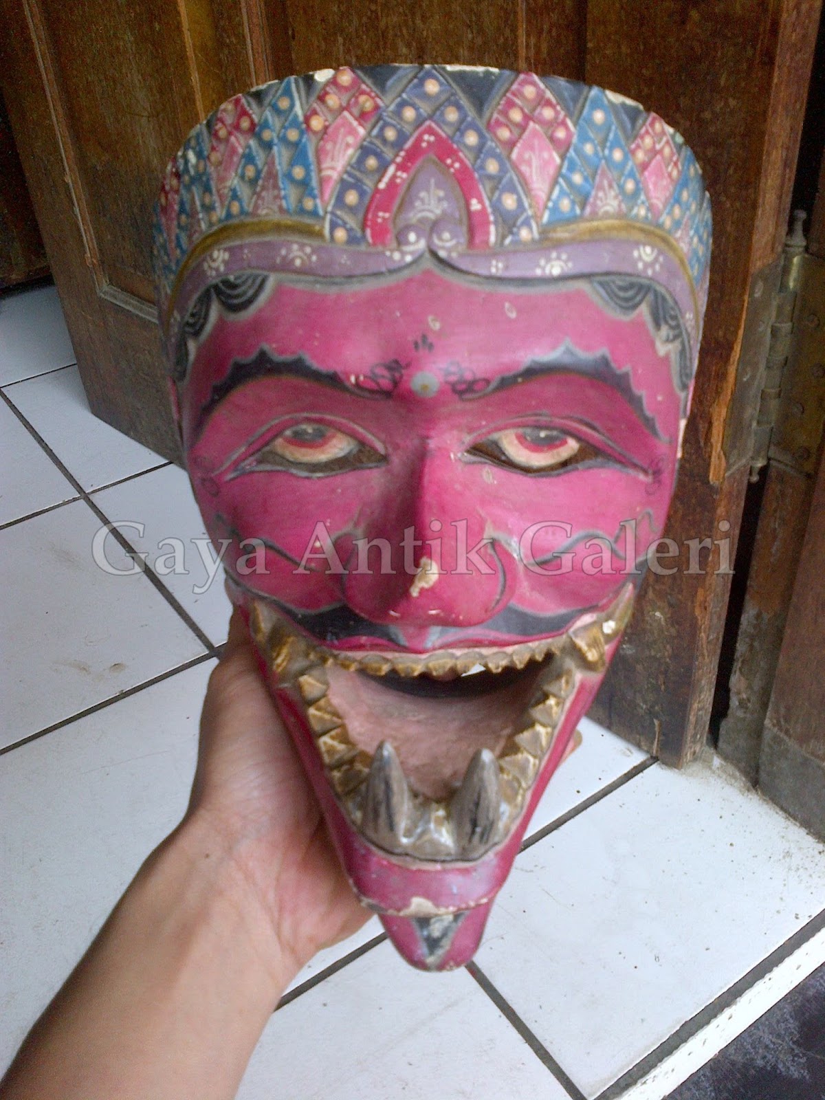 Gaya Antik Galeri : Topeng Antik `Buto Cakil` Ukiran Kayu (TERJUAL ...