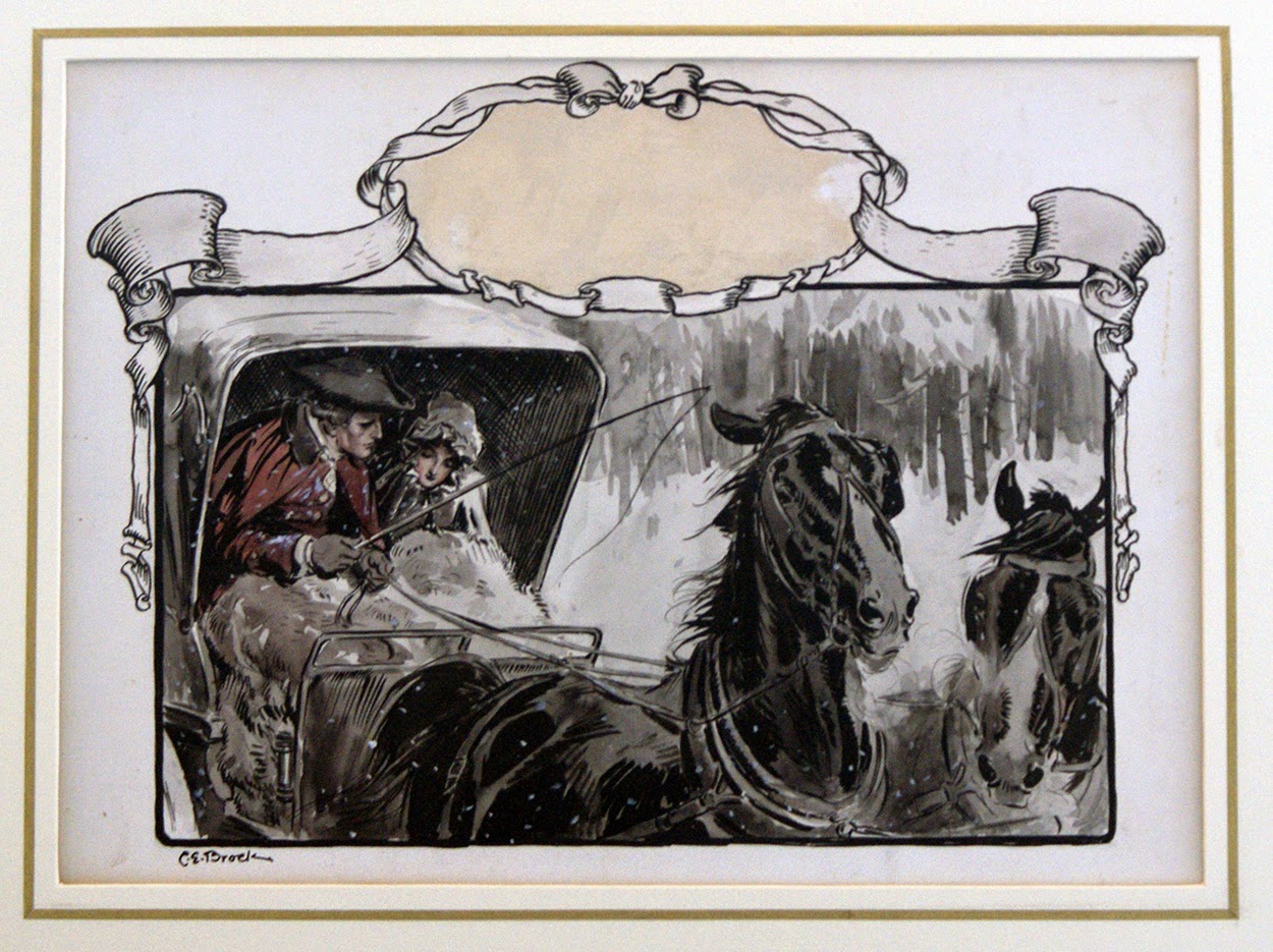 Original Comic Strip, Animation and Illustration Art: Charles Edmund Brock