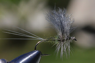 Fly Fishing and Fly Tying: Blue Wing Olive using Zelon and CDC for wing