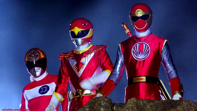 Red and White Sentai: Super Sentai in Super Hero Taisen Z 2013