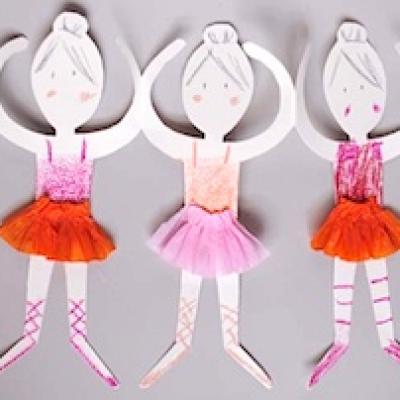 easy paper doll craft for kids ~ easy make origami instructions for kids